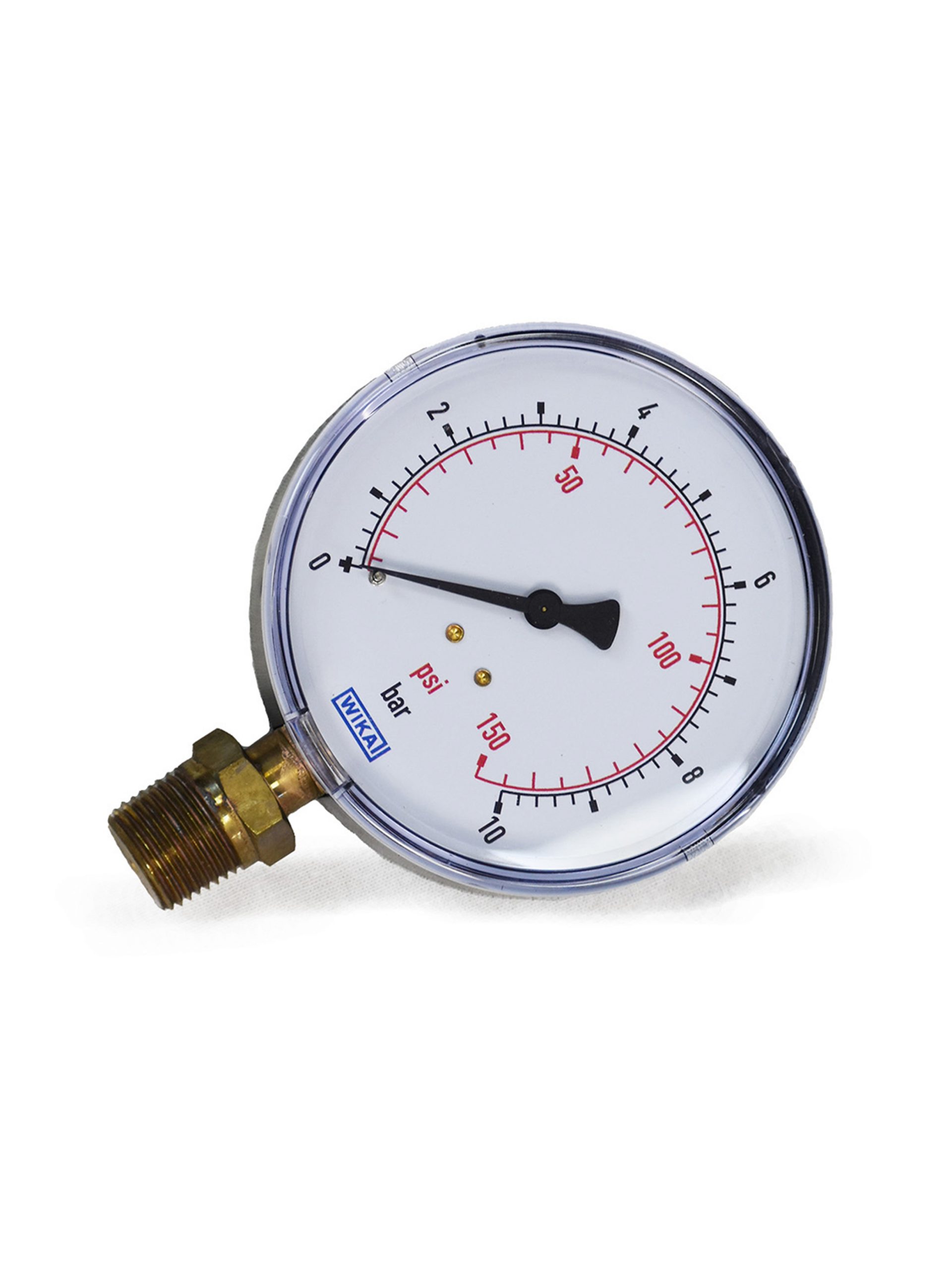 PRESSURE GAUGE 0 10 BAR DIAMETER 4 CONNECTION 1 2 WIKA GAS PRESSURE GAUGE 0 10 BAR DIAMETER 4 CONNECTION 1 2 WIKA GAS